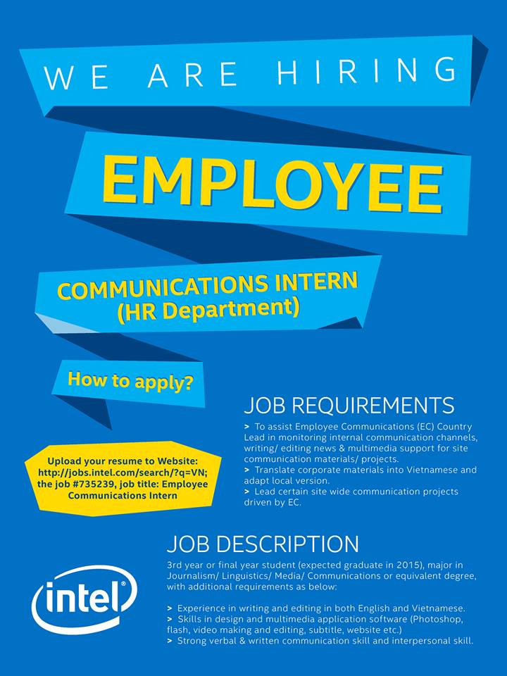 Communications Intern at Intel Vietnam – IU Office of Student Services