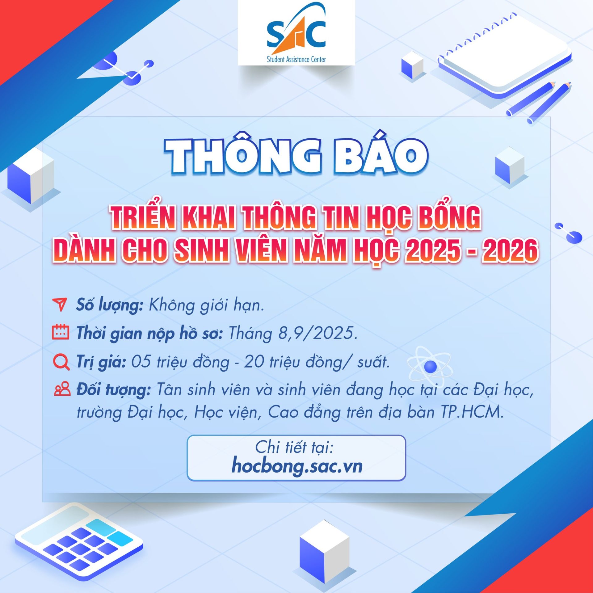 Chương trình Học bổng sinh viên năm học 2025-2026 – IU Office of ...